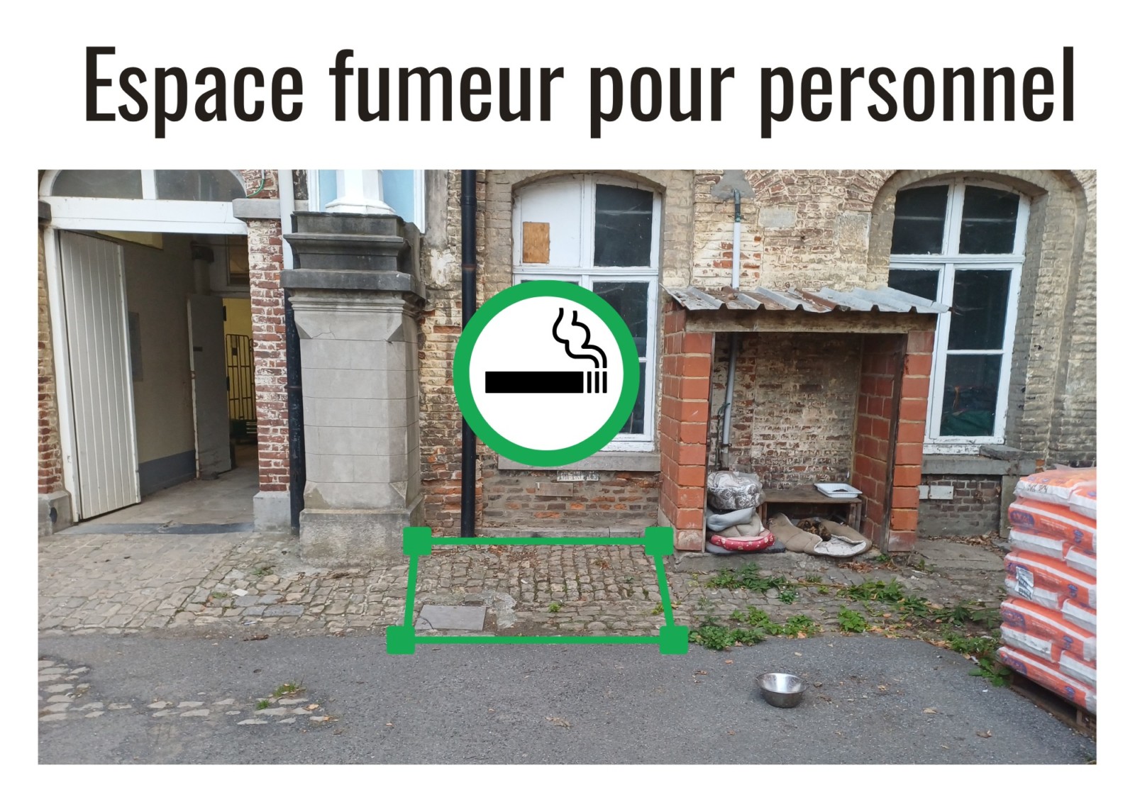 Nouvel espace fumeur - Centre Sainte-Gertrude